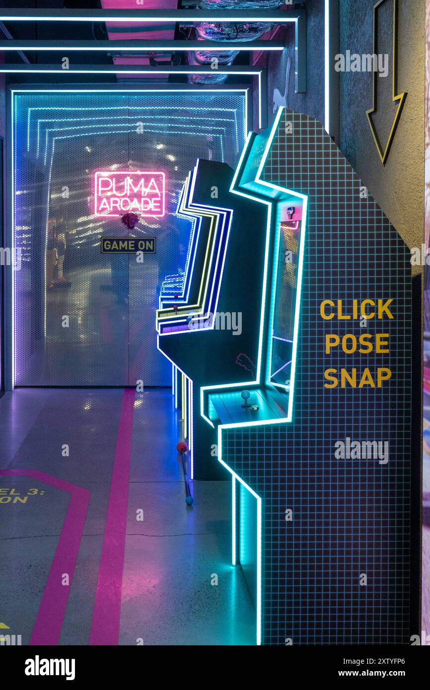 Puma Flagship Store on Fifth Avenue sports athletic wear, New York City ...