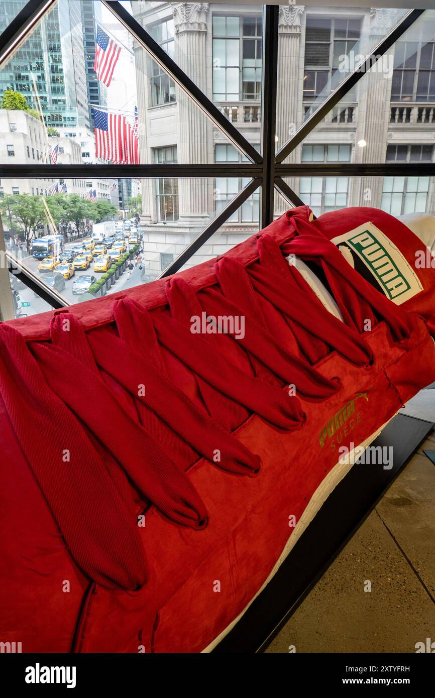 Puma Flagship Store on Fifth Avenue sports athletic wear, New York City ...