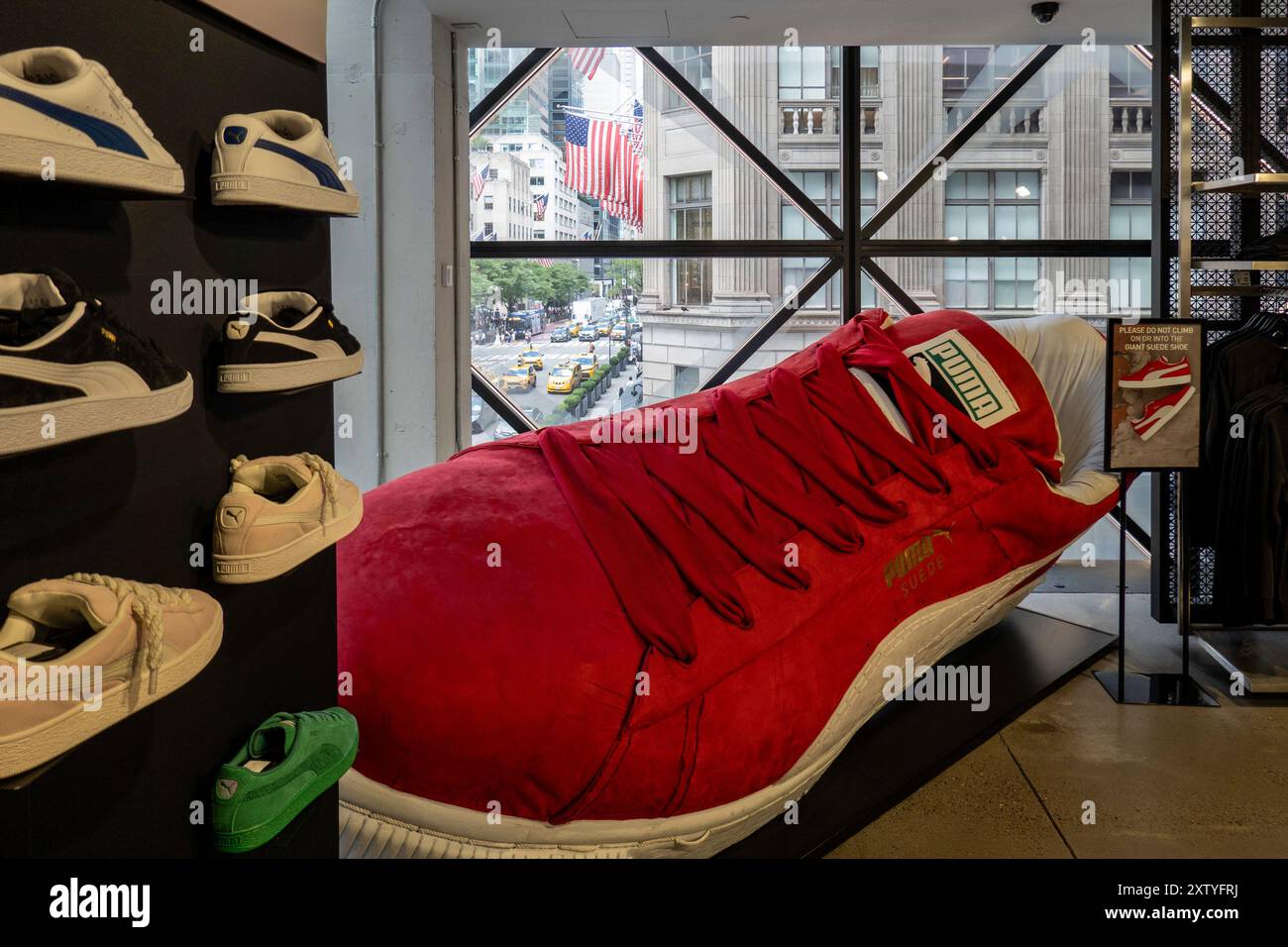 Puma Flagship Store on Fifth Avenue sports athletic wear, New York City ...