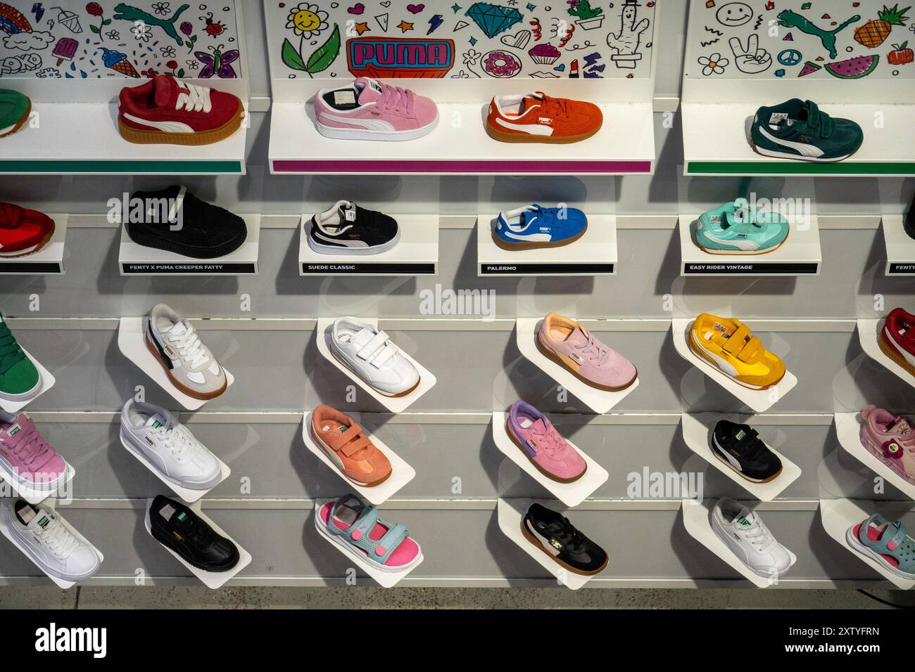 Puma Flagship Store on Fifth Avenue sports athletic wear, New York City ...