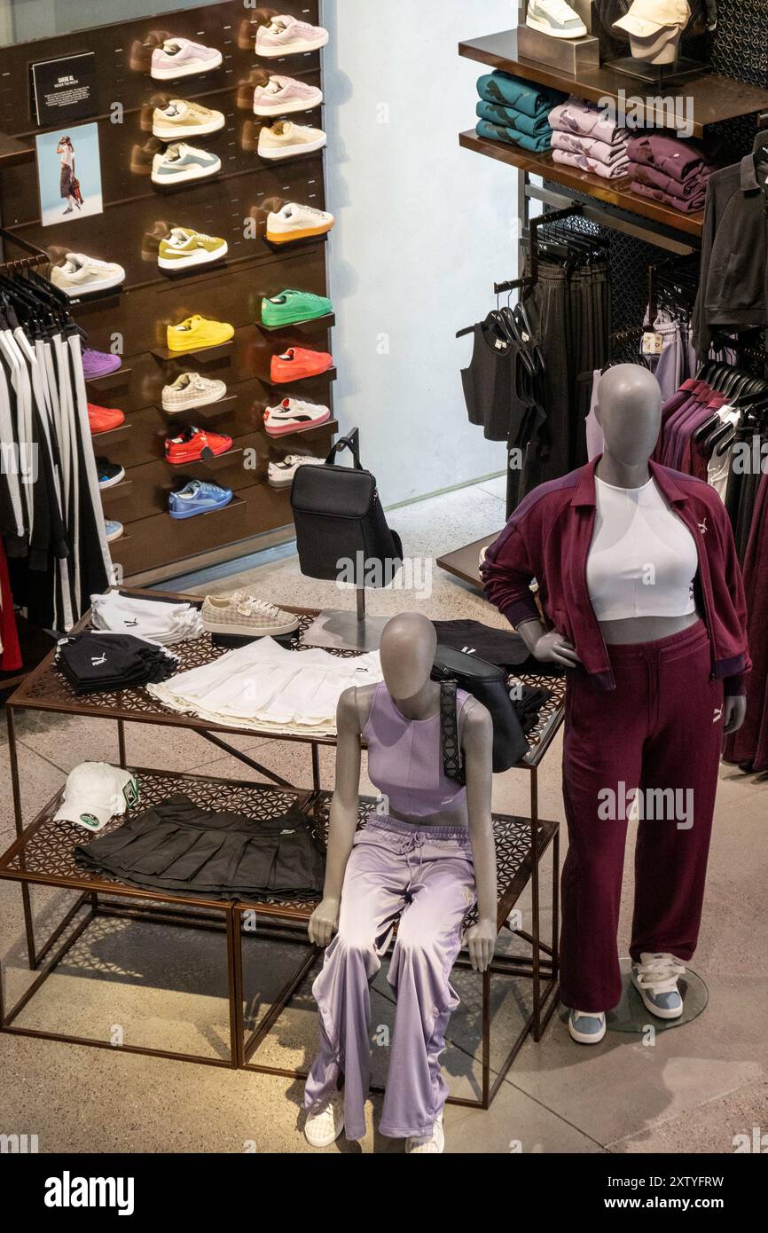 Puma Flagship Store on Fifth Avenue sports athletic wear, New York City ...