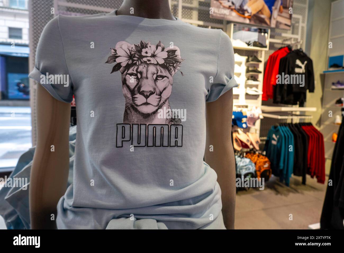 Puma Flagship Store on Fifth Avenue sports athletic wear, New York City ...