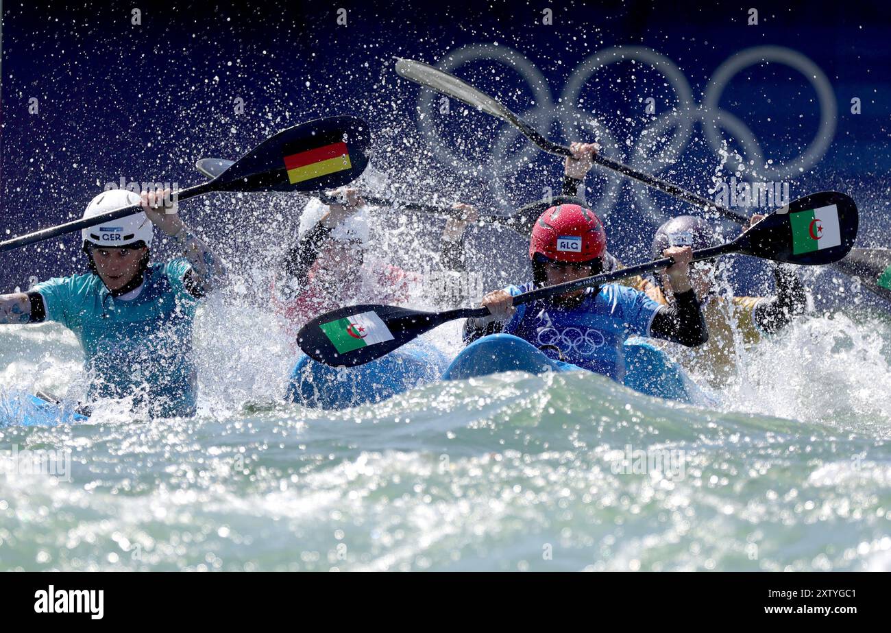 PARIS, FRANCE - AUGUST 05: Elena Lilik of Team Germany, Camille Prigent ...