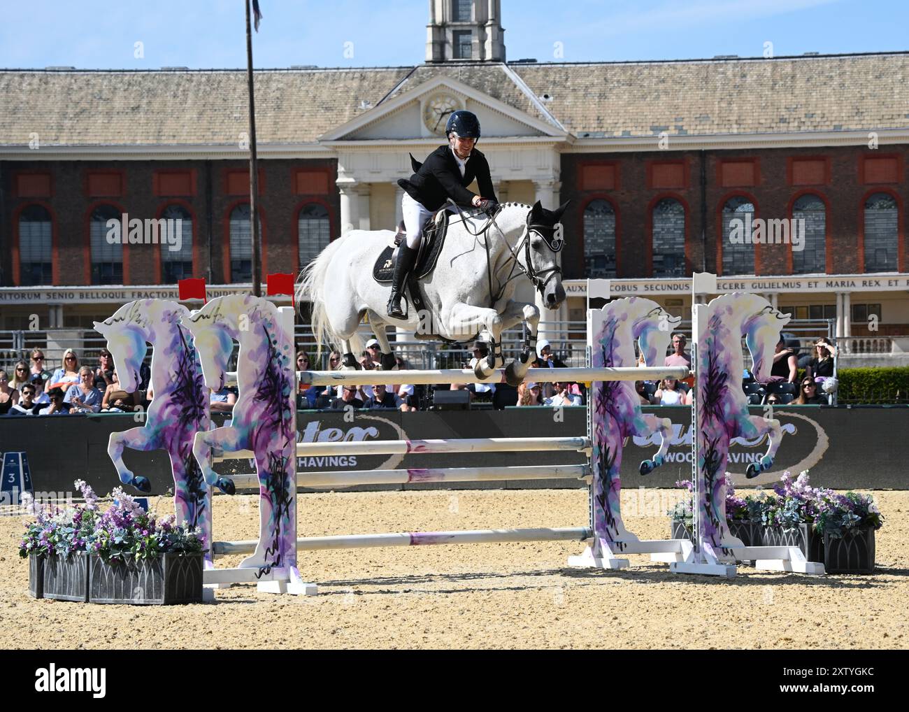 LONDON, UK. 16th Aug, 2024. Kyle Timm competed in two phases of show ...
