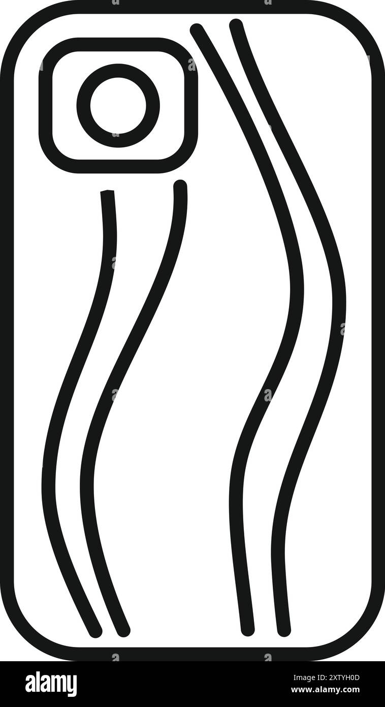 Smartphone is showing a fingerprint sensor icon for security access ...