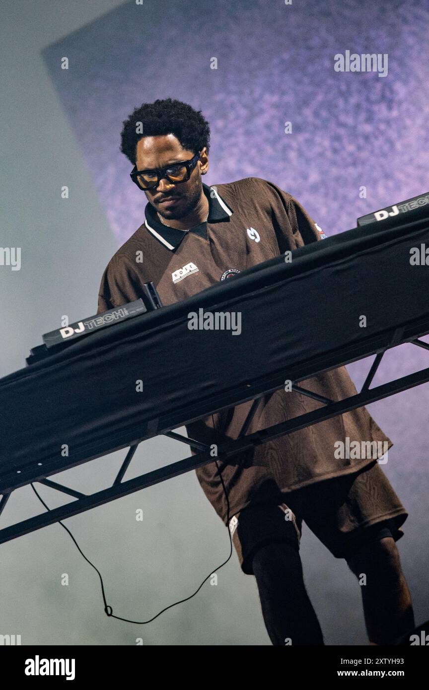 London, United Kingdom. 16th August 2024. Kaytranada brings the night ...