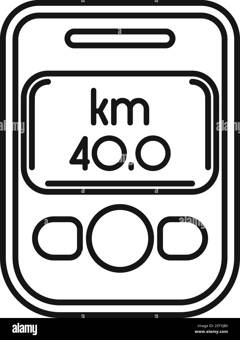 Speedometer kilometers per hour Cut Out Stock Images & Pictures - Alamy