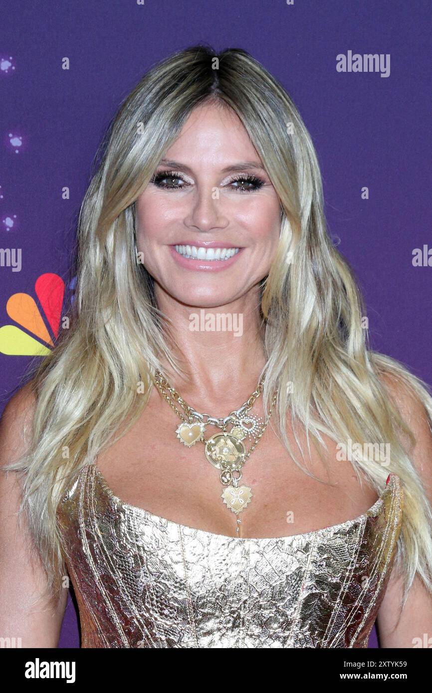 LOS ANGELES - AUG 13: Heidi Klum at the America's Got Talent Live Show Red Carpet Aug 13, 2024 ...
