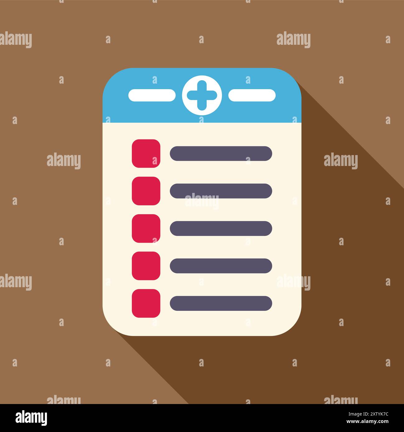 Digital medical form is displaying various health checkup results ...
