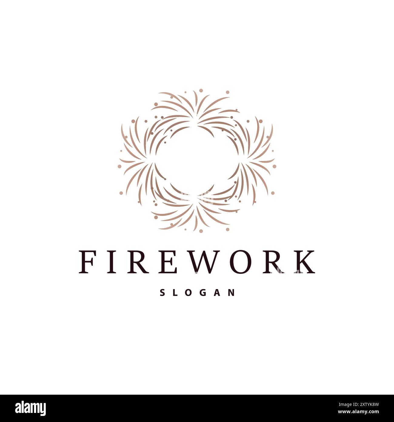 Firework Logo, Modern Abstract Design Simple Colorful Spark, Vector ...