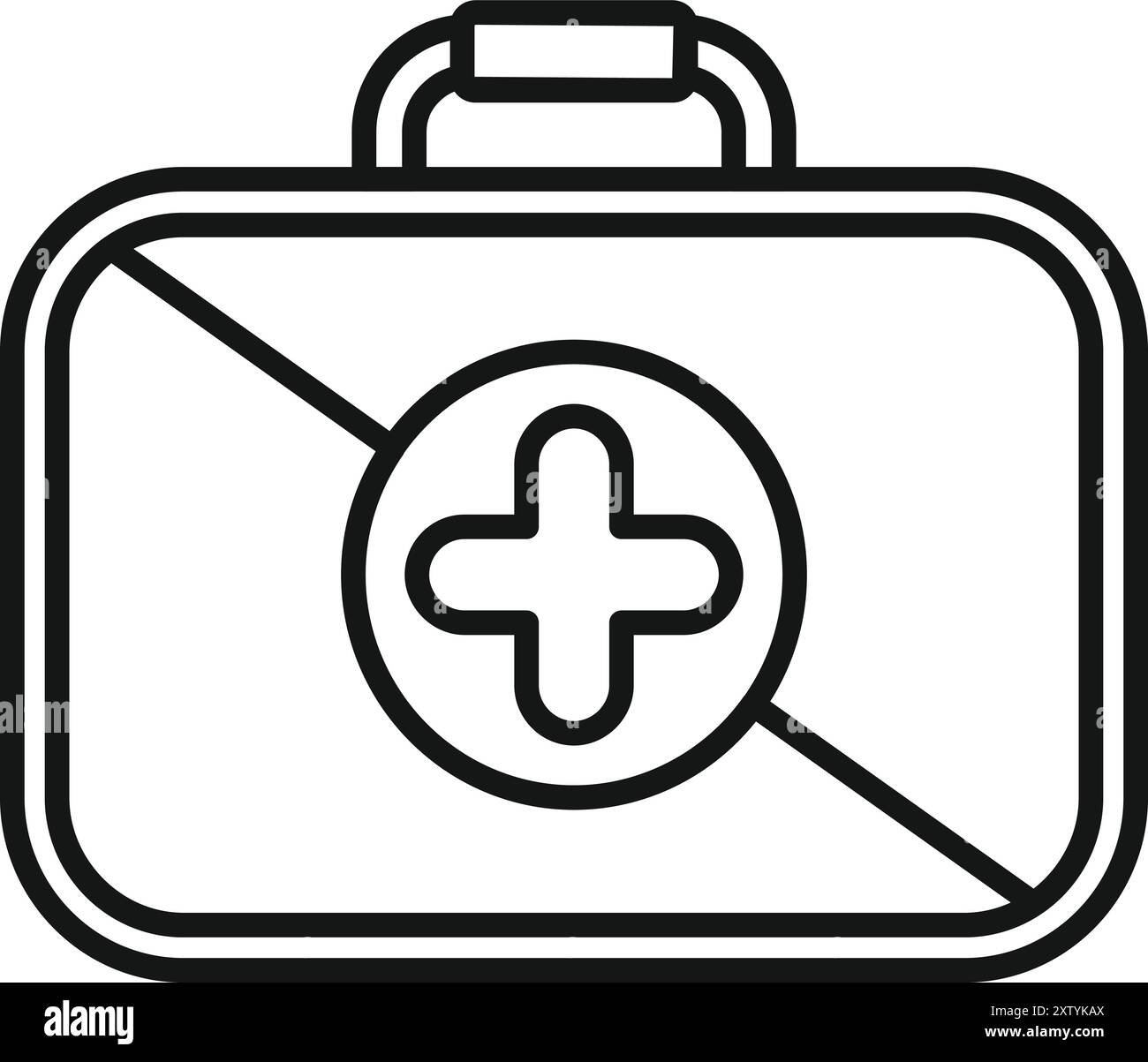First aid kit icon representing medical supplies and equipment for ...