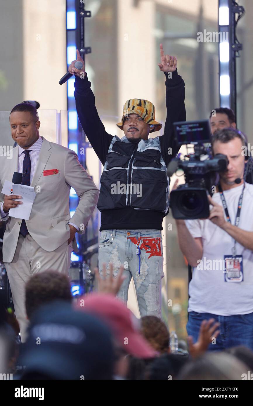 New York, USA, August 146, 2024 - Chance The Rapper delivers an ...