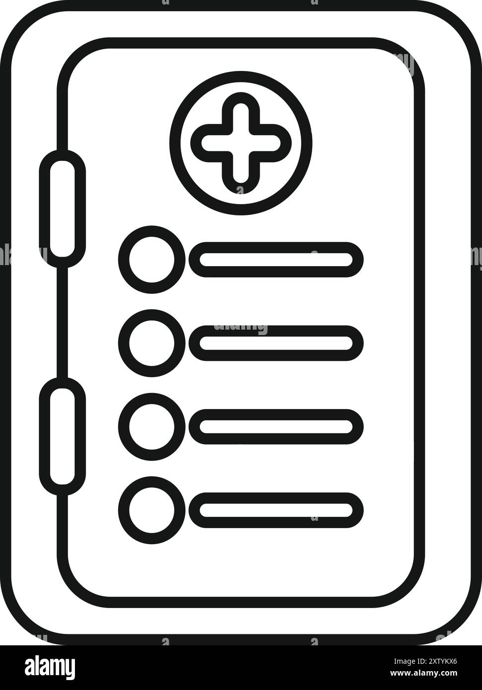 Medical record form history patient Black and White Stock Photos ...