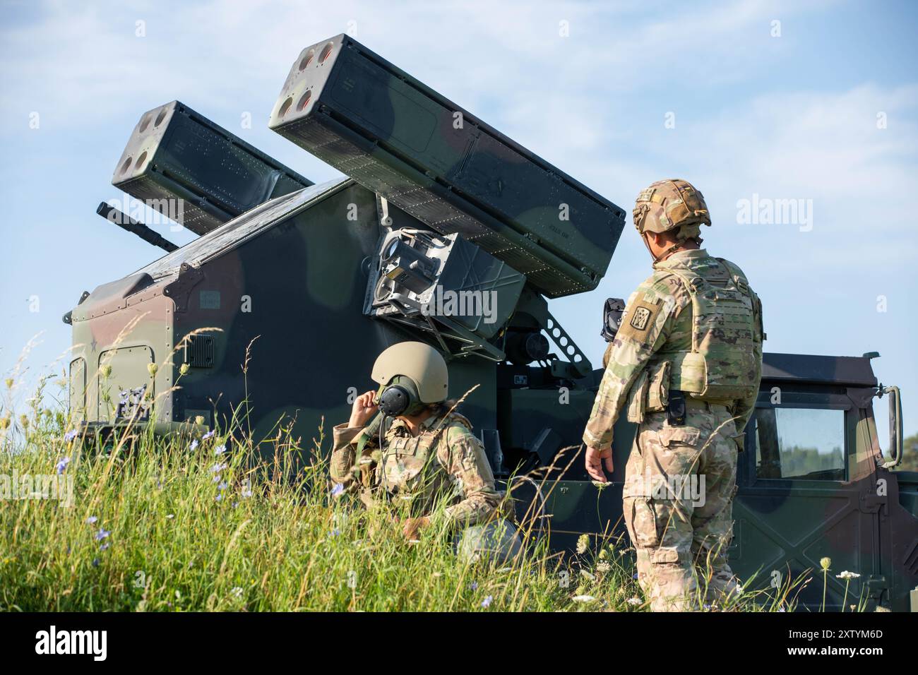 U.S. Soldiers assigned to 1st Battalion, 57th Air Defense Artillery ...