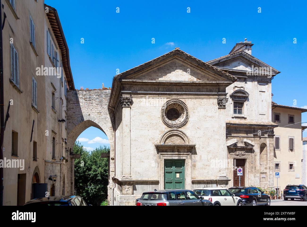 Chiesa della madonna della luce e di san luca evangelista hi-res stock ...