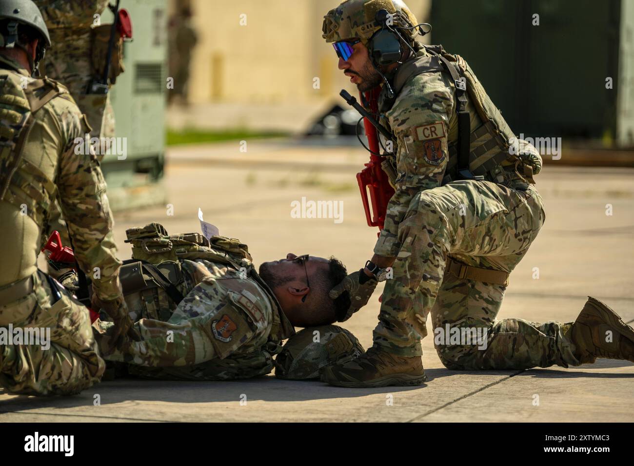U.S. Air Force Staff Sgt. Elvin Rivera Mora, a security forces ...