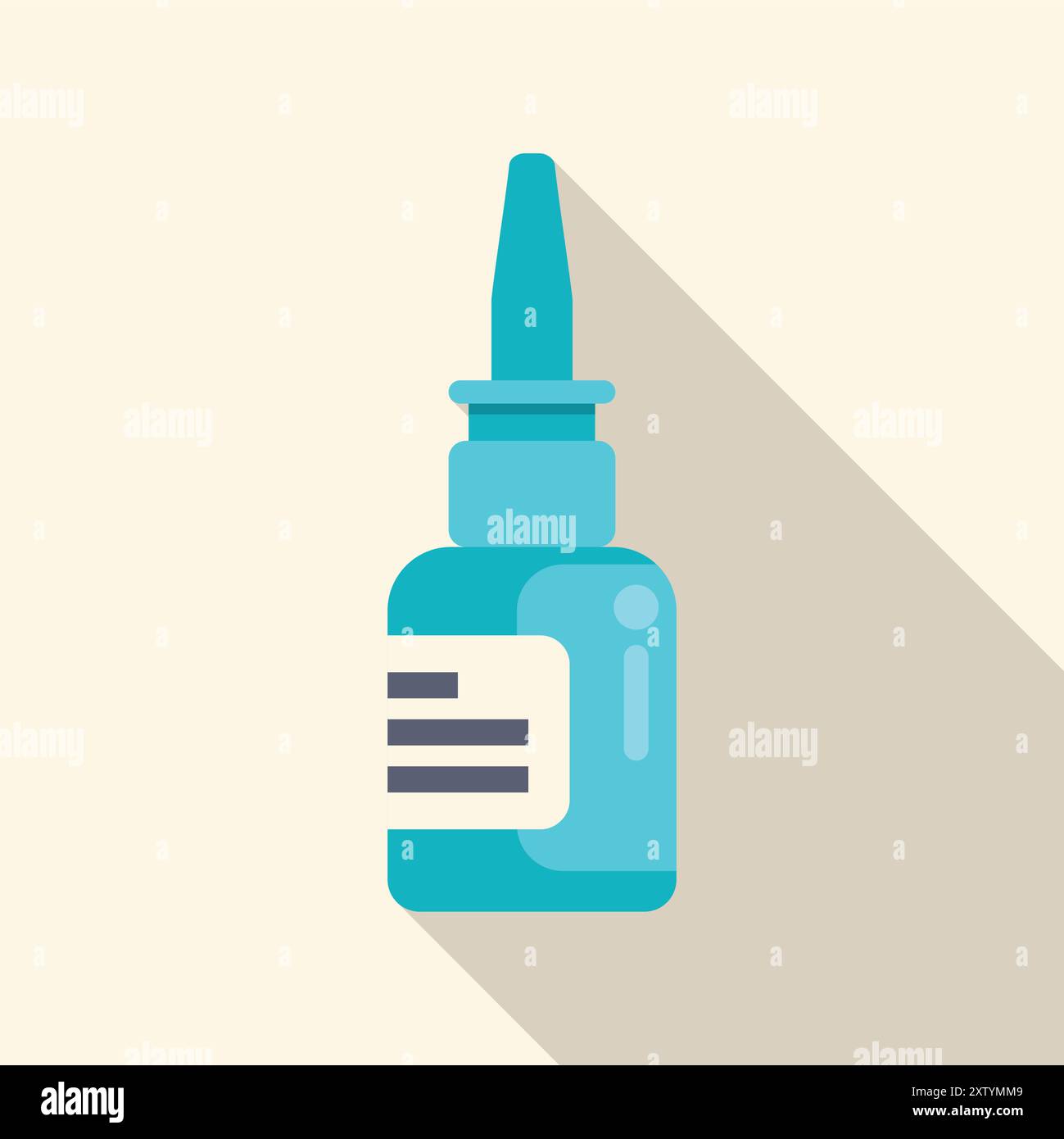 Nasal decongestant spray Stock Vector Images - Alamy