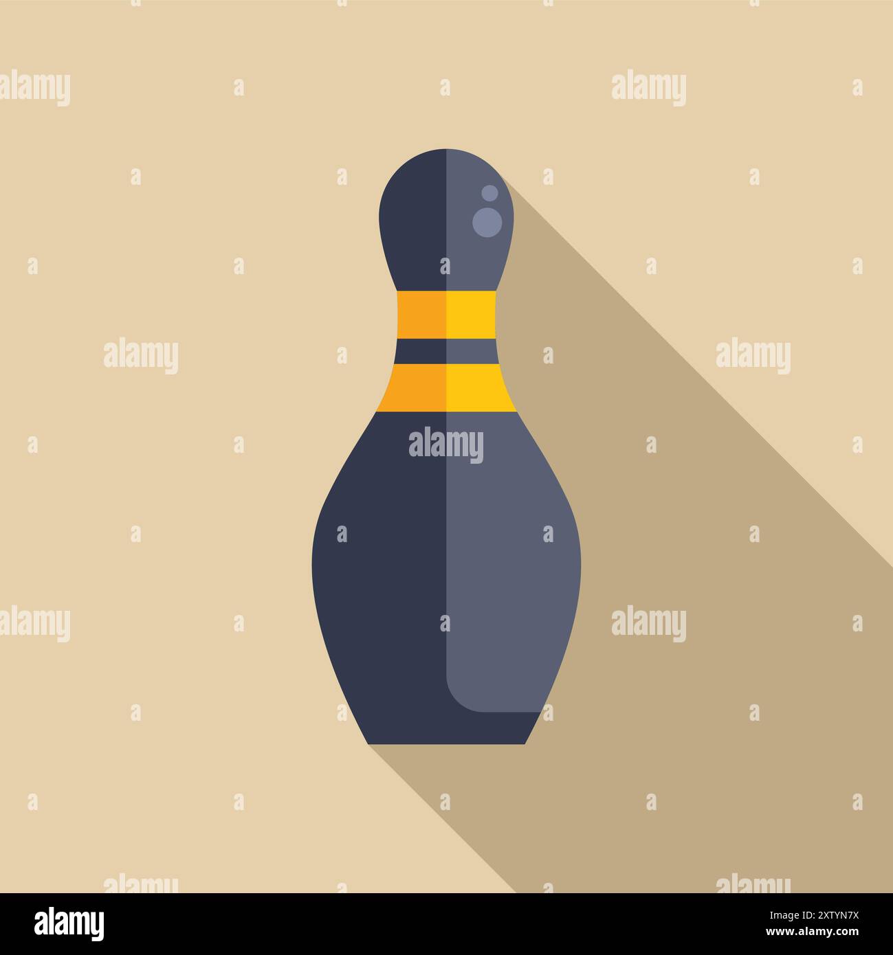 Single bowling pin standing lane hi-res stock photography and images ...
