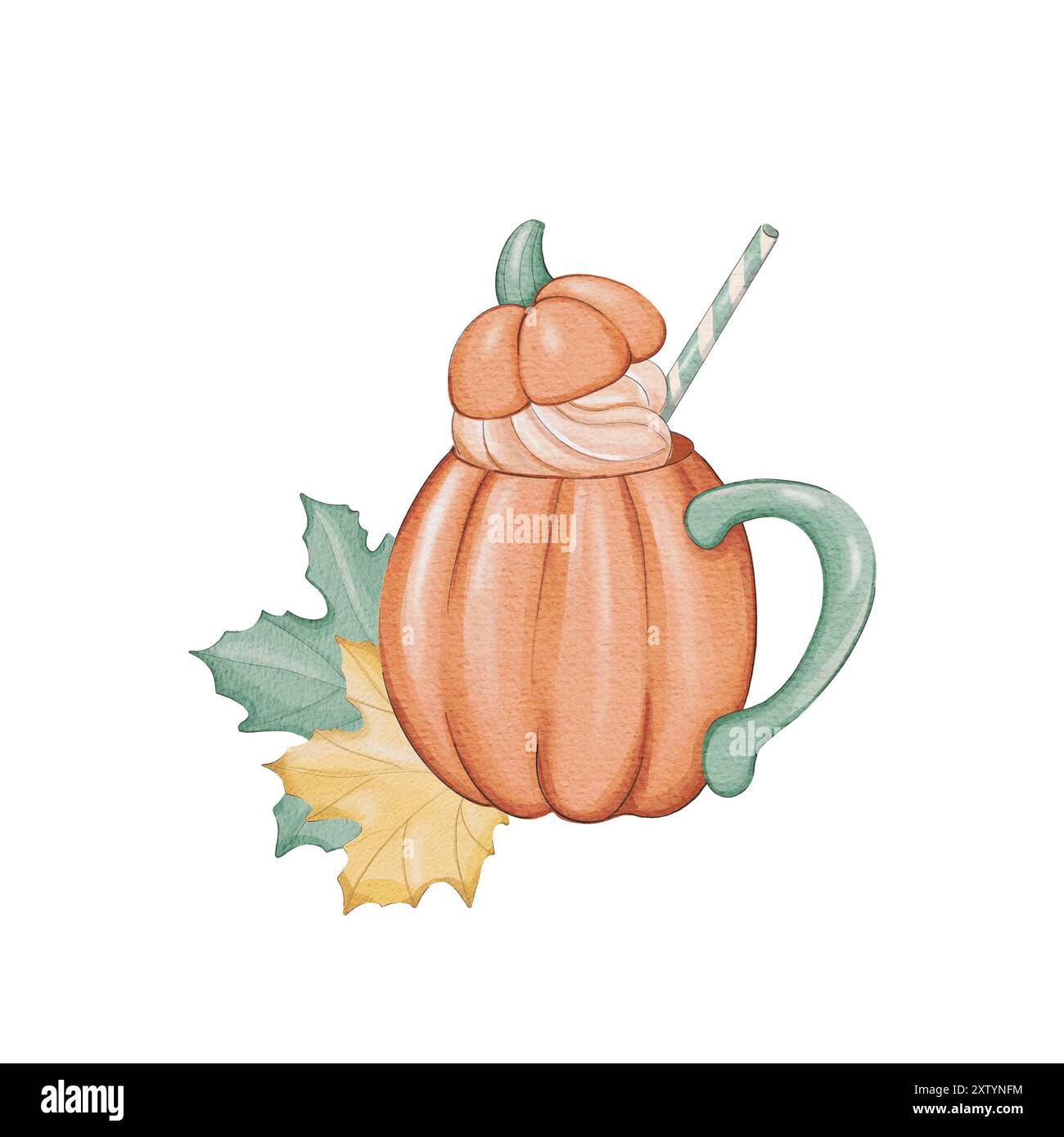Fall coffee cup Cut Out Stock Images & Pictures - Alamy