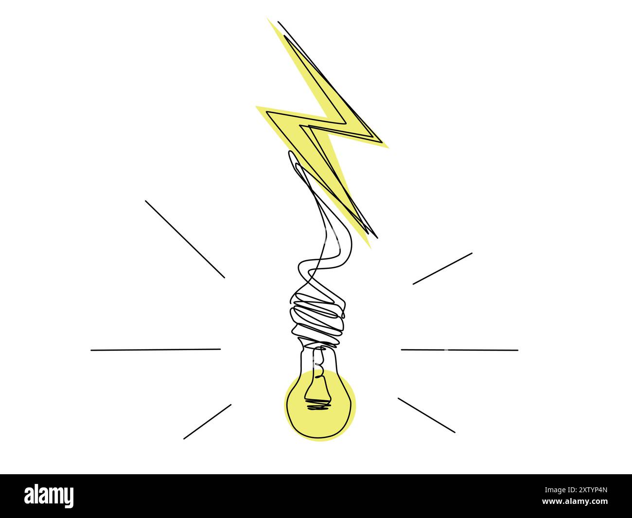 Lightning illumination Stock Vector Images - Alamy