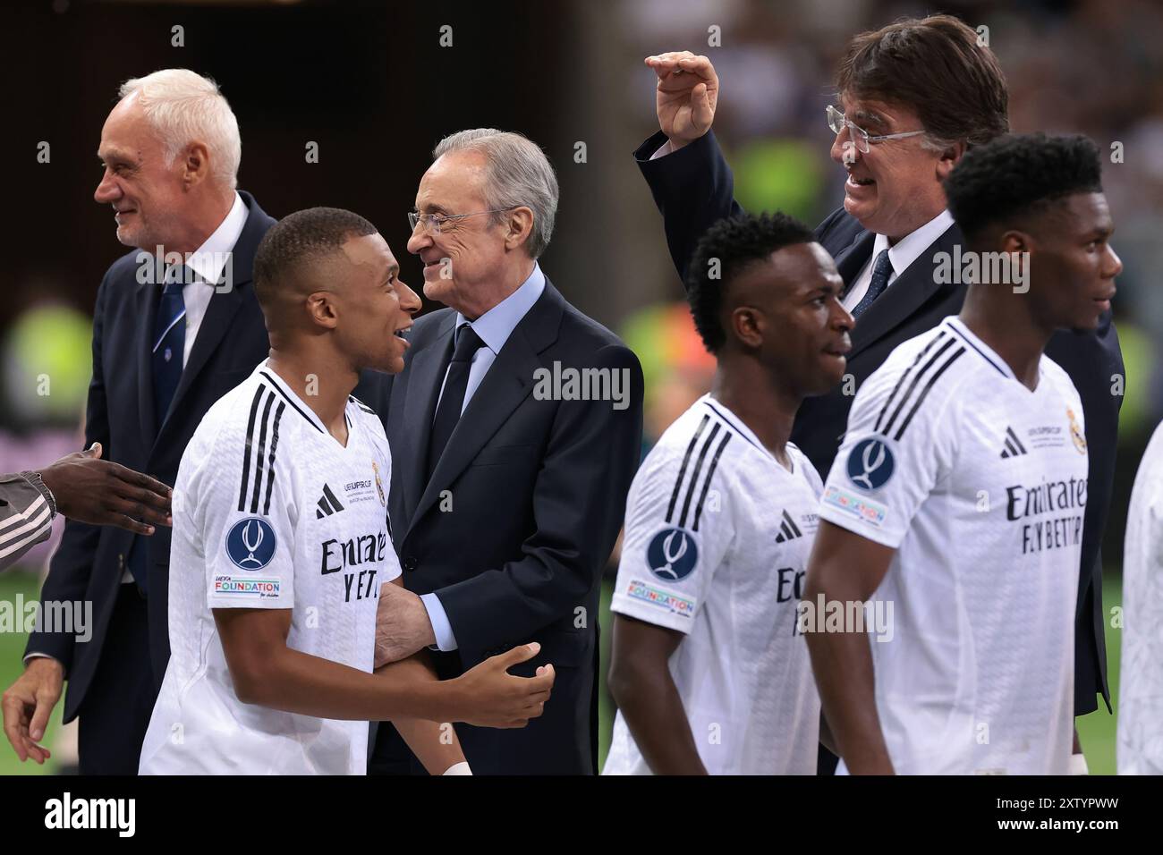 Kylian mbappe real madrid presentation hi-res stock photography and ...