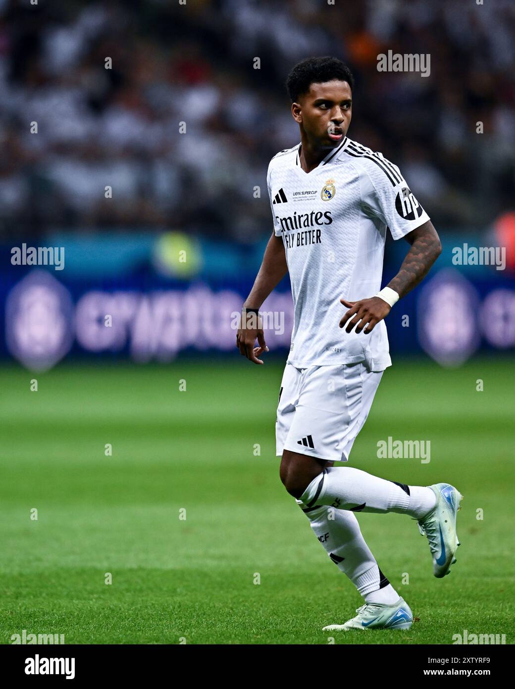 WARSAW, POLAND - AUGUST 14: Rodrygo of Real Madrid during the UEFA ...