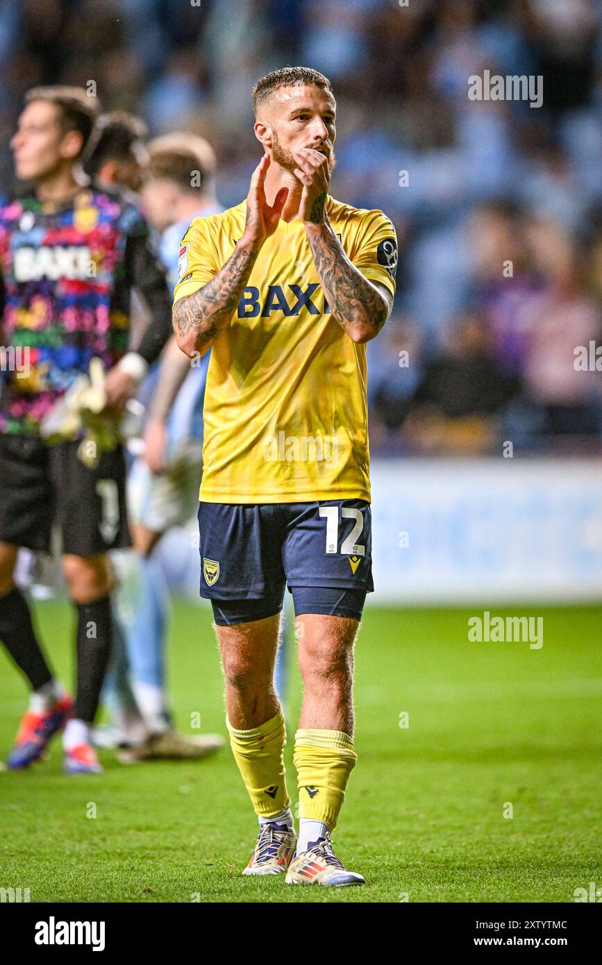 16th August 2024; Coventry Building Society Arena, Coventry, England ...