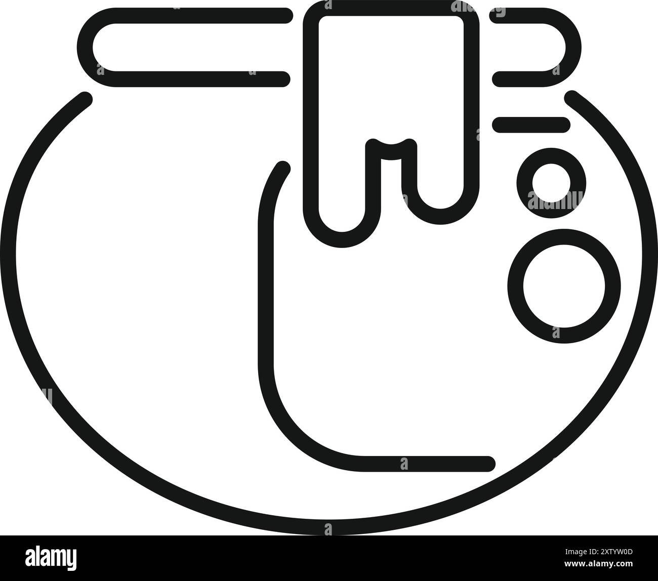 Painter mixing paint on palette Stock Vector Images - Alamy