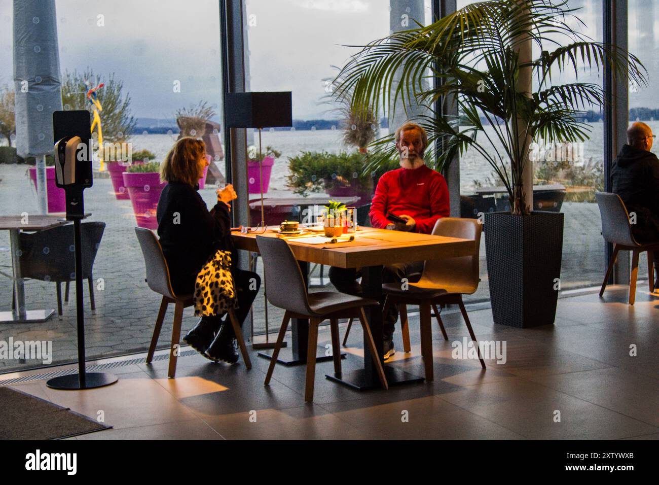 Restaurant at Danubiana Meulensteen Art Museum Stock Photo - Alamy