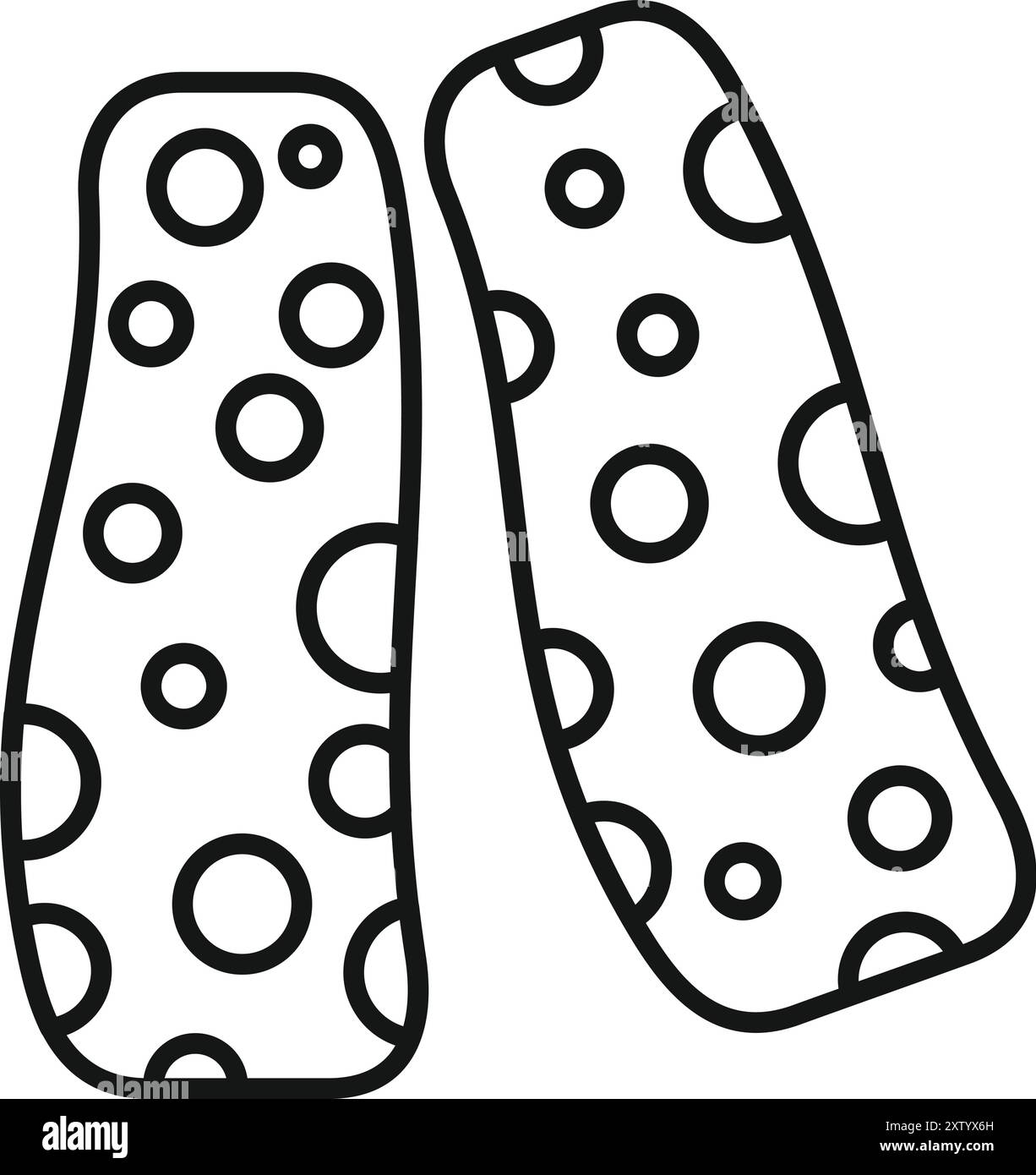 Pair of leg warmers with polka dot pattern representing eighties ...