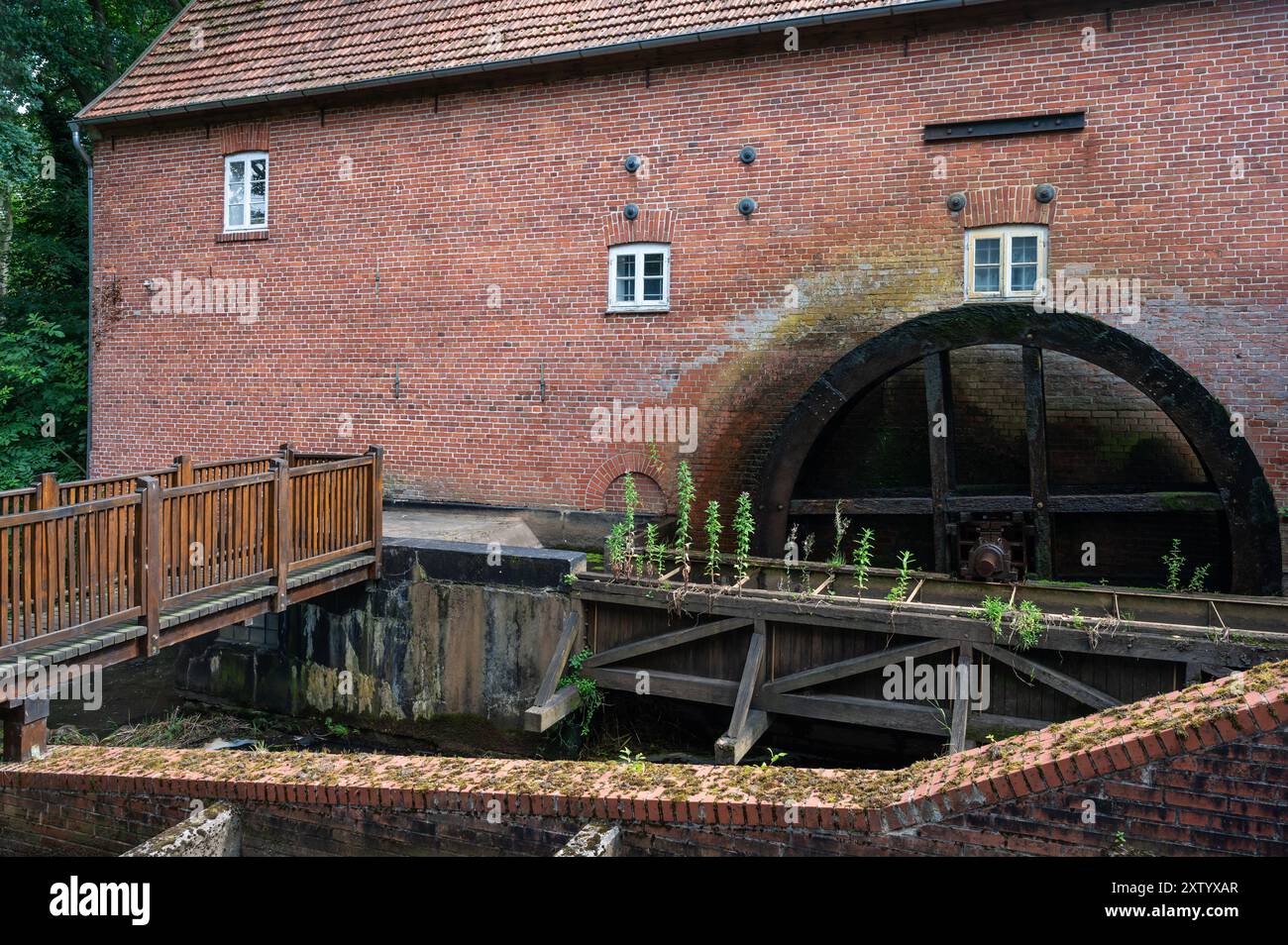 Kirchseelte, Lower Saxony, Germany, July 16, 2024 - Traditional wooden ...