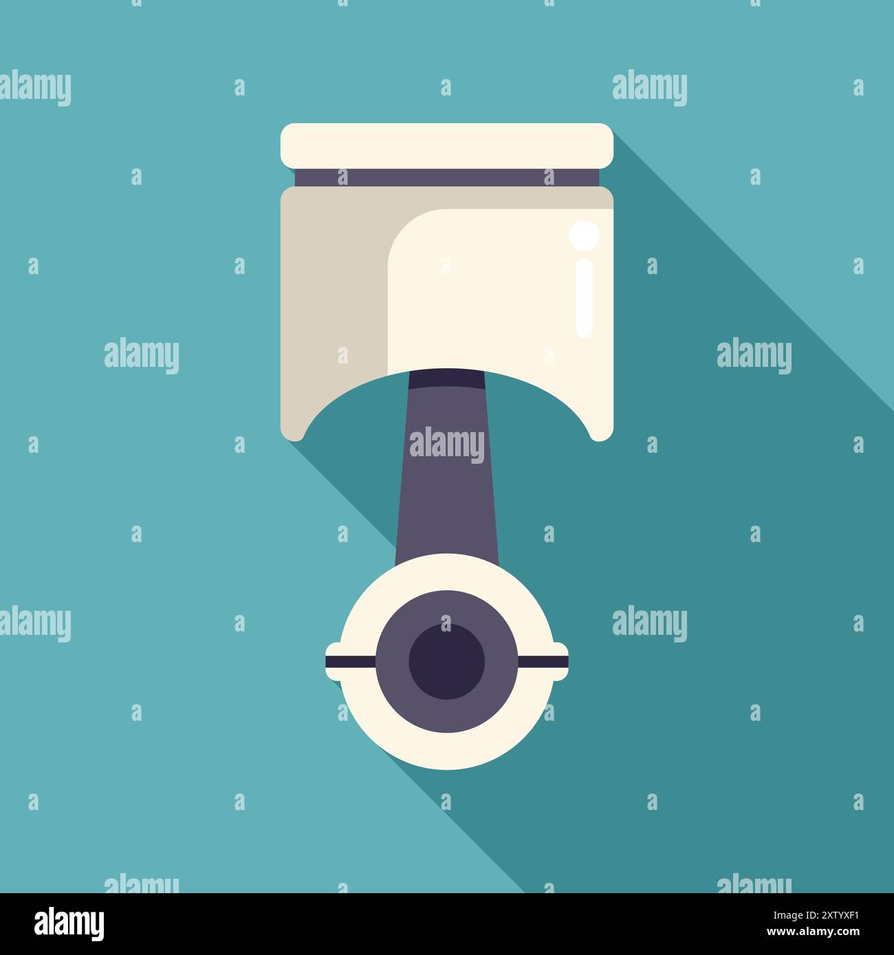 Engine piston is shown moving up and down inside the combustion chamber ...