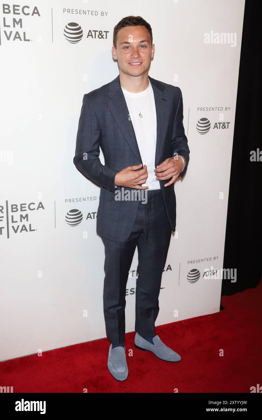 Finn Cole attends the premiere of "Dreamland" at the Tribeca Film ...