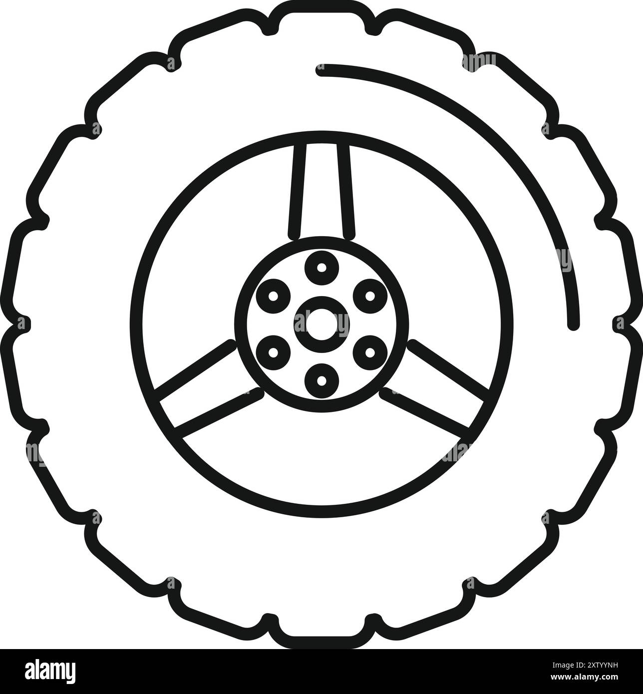 Heavy equipment tread Stock Vector Images - Alamy