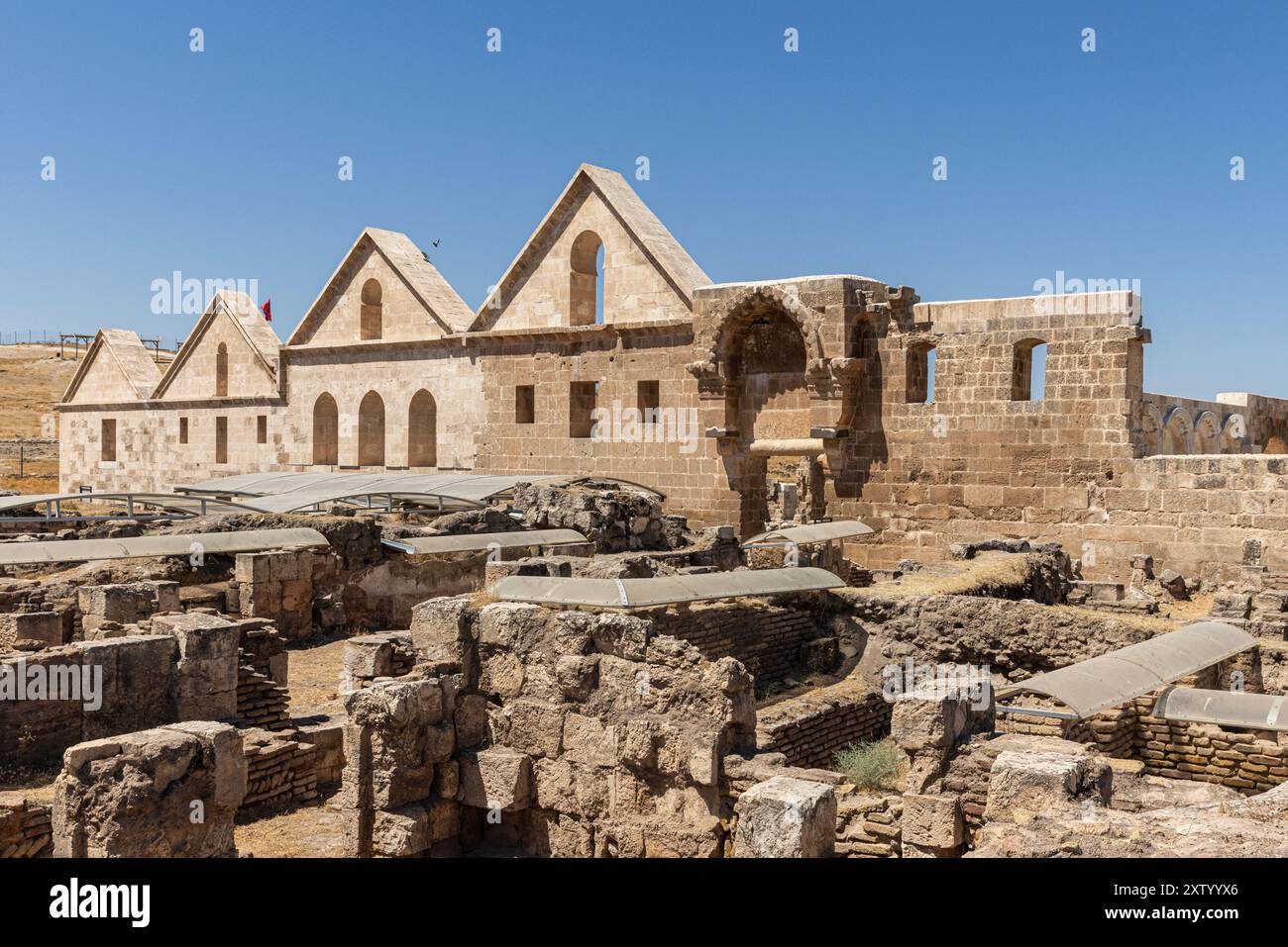 Ruins of Ulu Cami (The Great Mosque) in Harran. This architectural ...