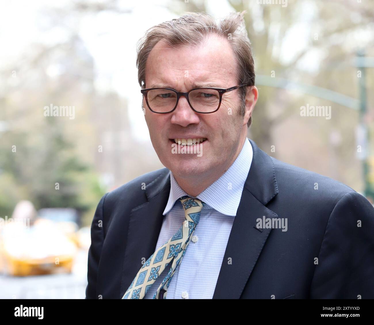 Andrew Morton is seen out and about in New York Stock Photo - Alamy