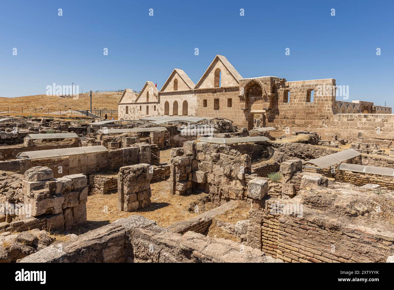 Ruins of Ulu Cami (The Great Mosque) in Harran. This architectural ...