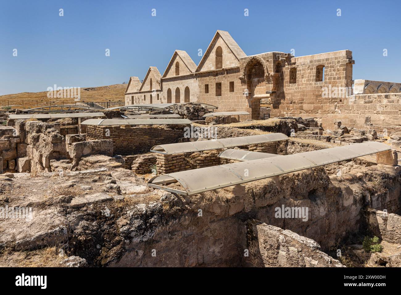 Ruins of Ulu Cami (The Great Mosque) in Harran. This architectural ...