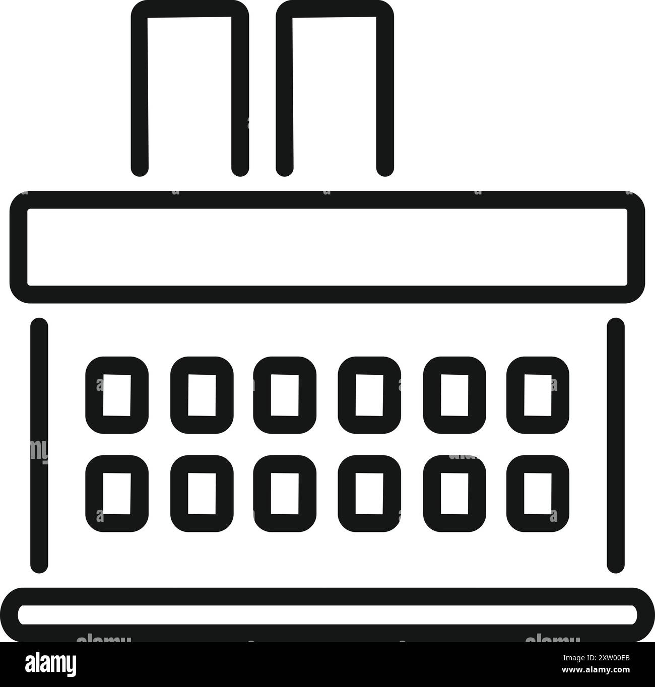 Smokestacks line Black and White Stock Photos & Images - Alamy