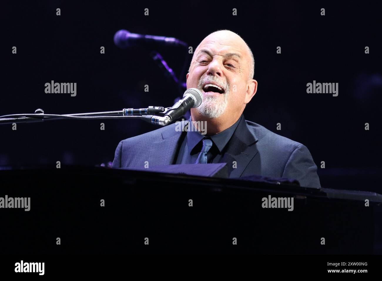 Billy Joel performs in concert at Madison Square Garden in New York ...
