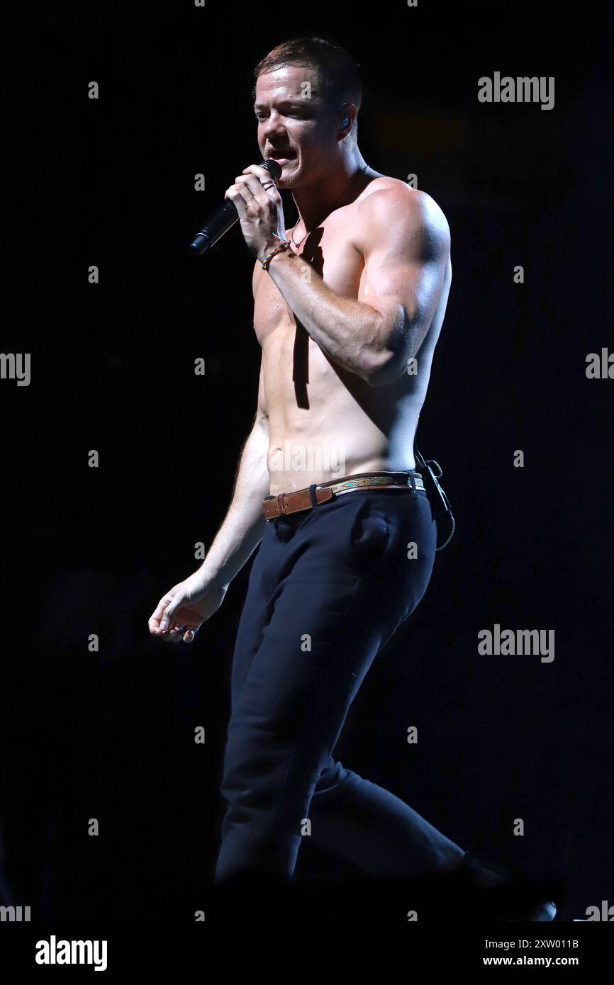 Dan Reynolds of Imagine Dragons performs in concert at Madison Square ...