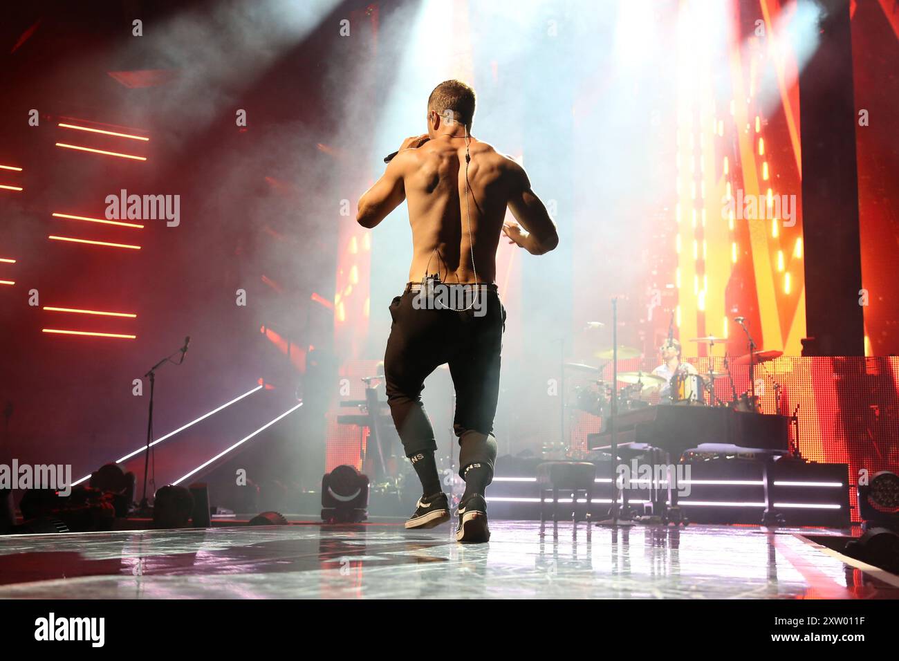 Dan Reynolds of Imagine Dragons performs in concert at Madison Square ...