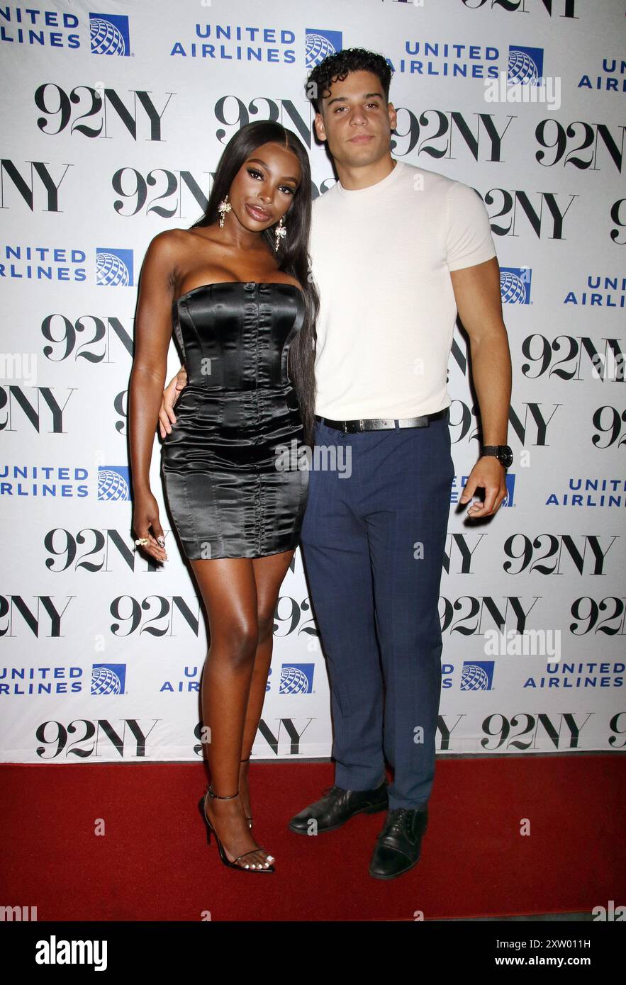 New York, NY, USA. 16th Aug, 2024. JaNa Craig and Kenny Rodriguez at ...