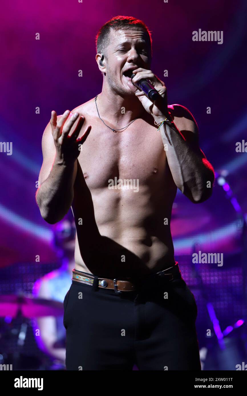 Dan Reynolds of Imagine Dragons performs in concert at Madison Square ...