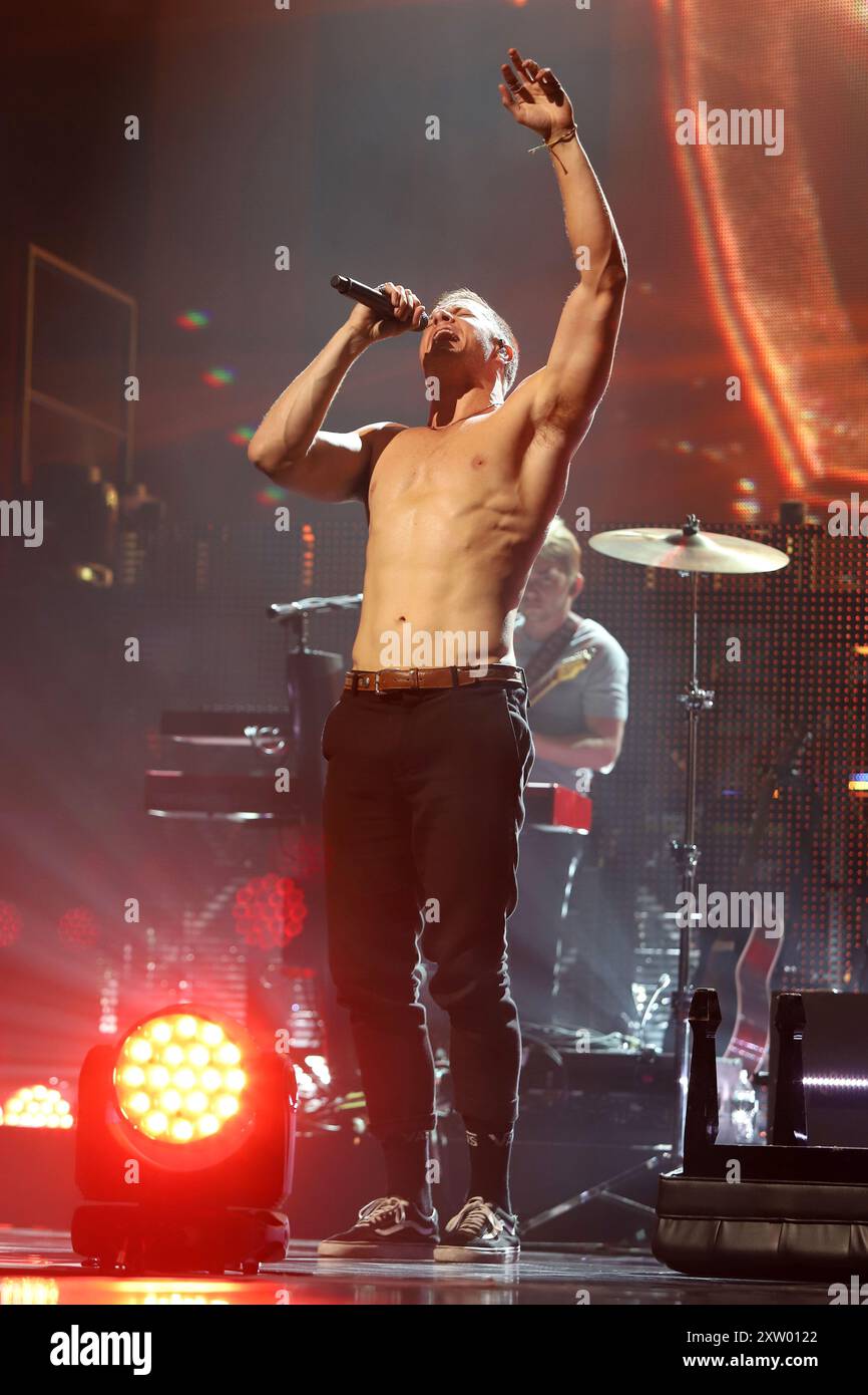 Dan Reynolds of Imagine Dragons performs in concert at Madison Square ...