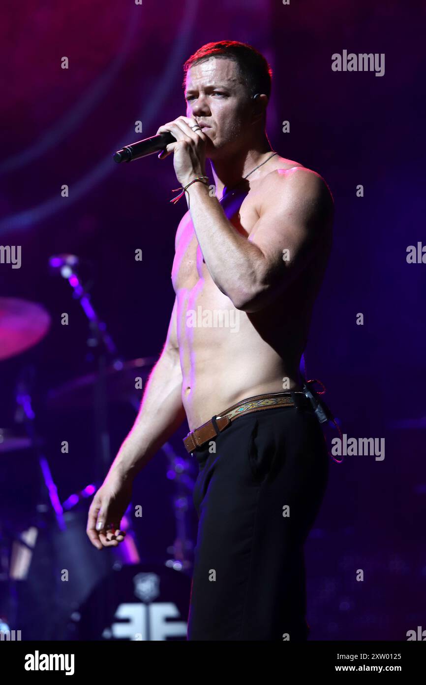 Dan Reynolds of Imagine Dragons performs in concert at Madison Square ...