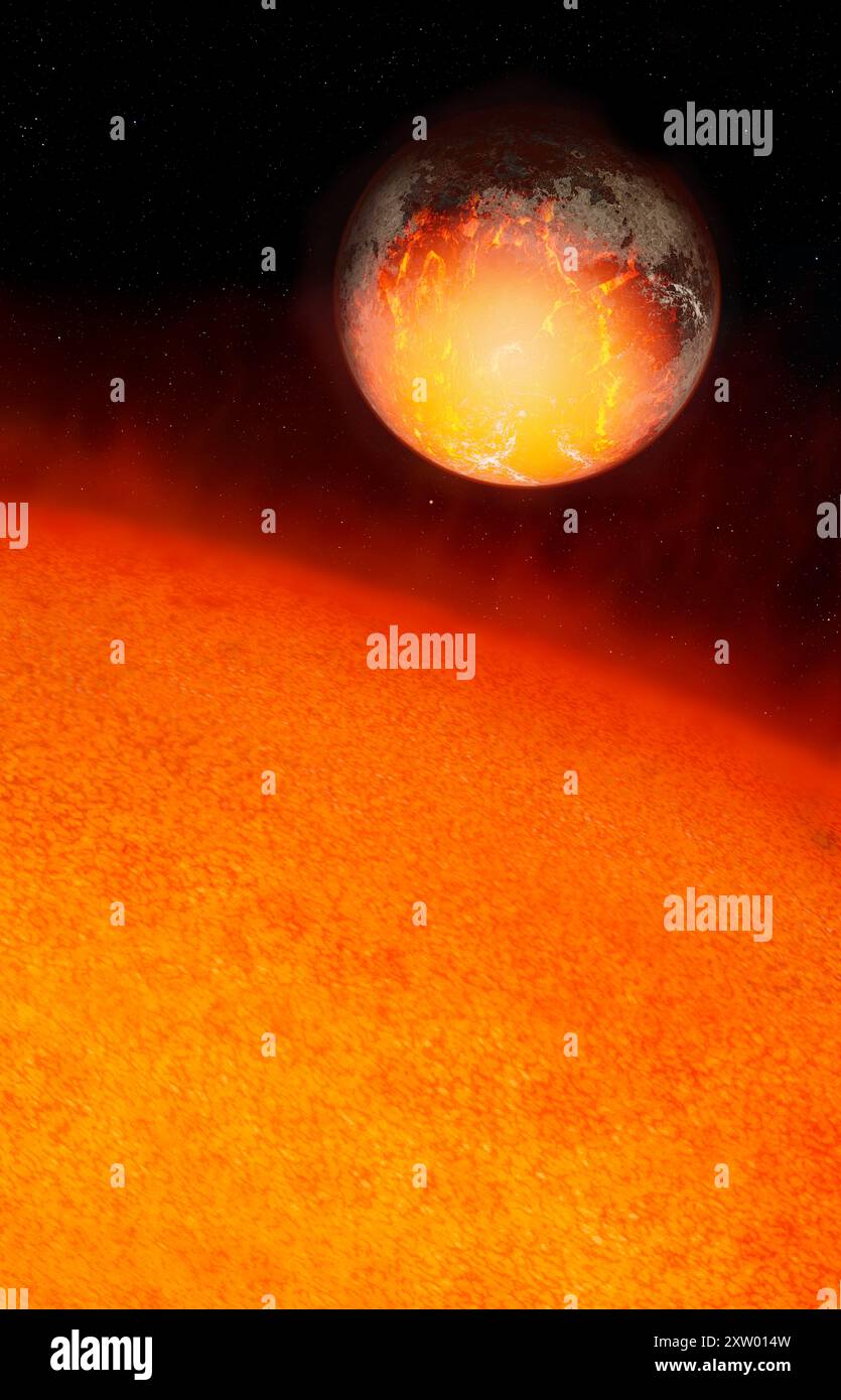 A hot eyeball planet is sufficiently close orbit around its parent star ...