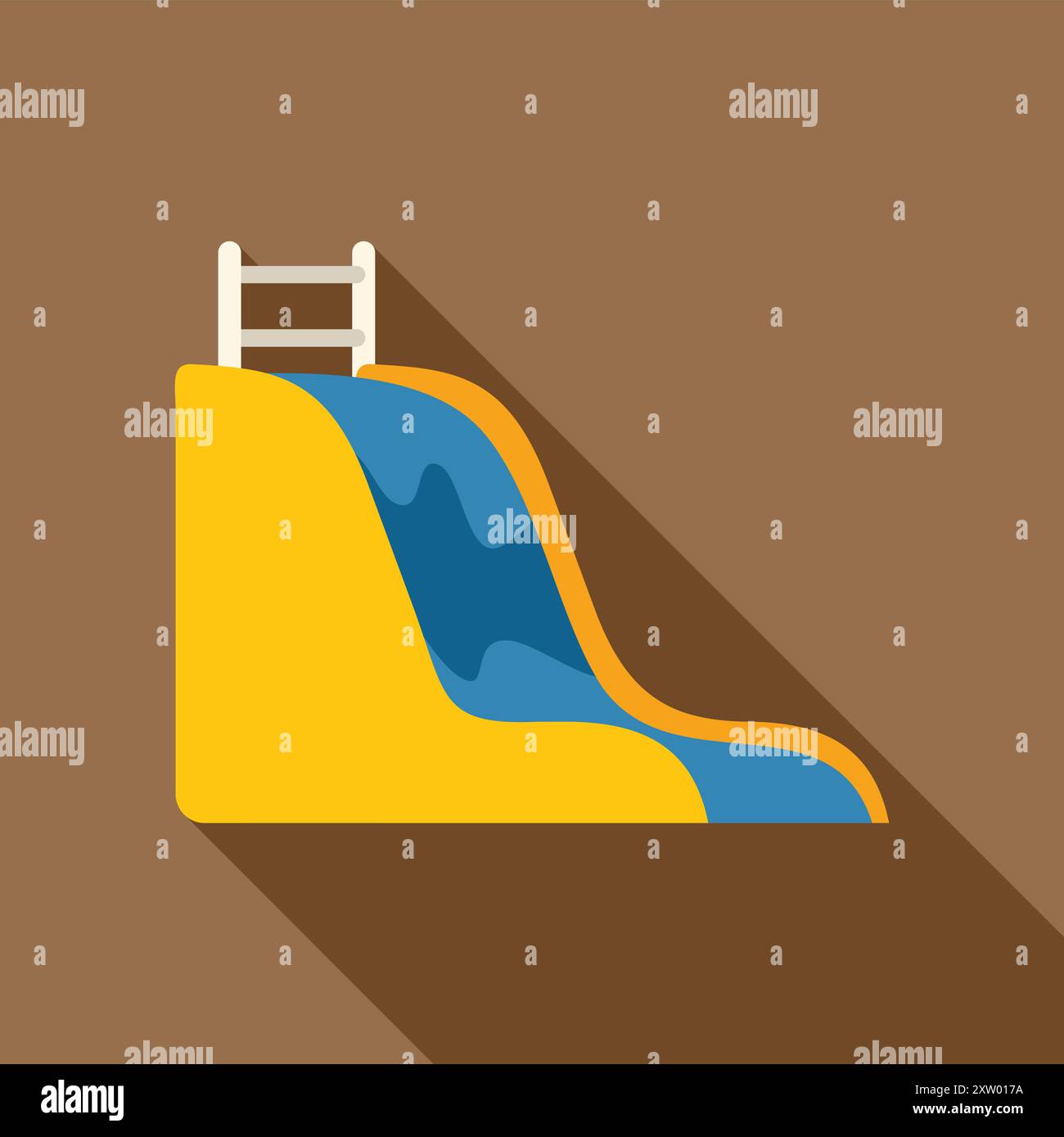 Pool slide Stock Vector Images - Alamy
