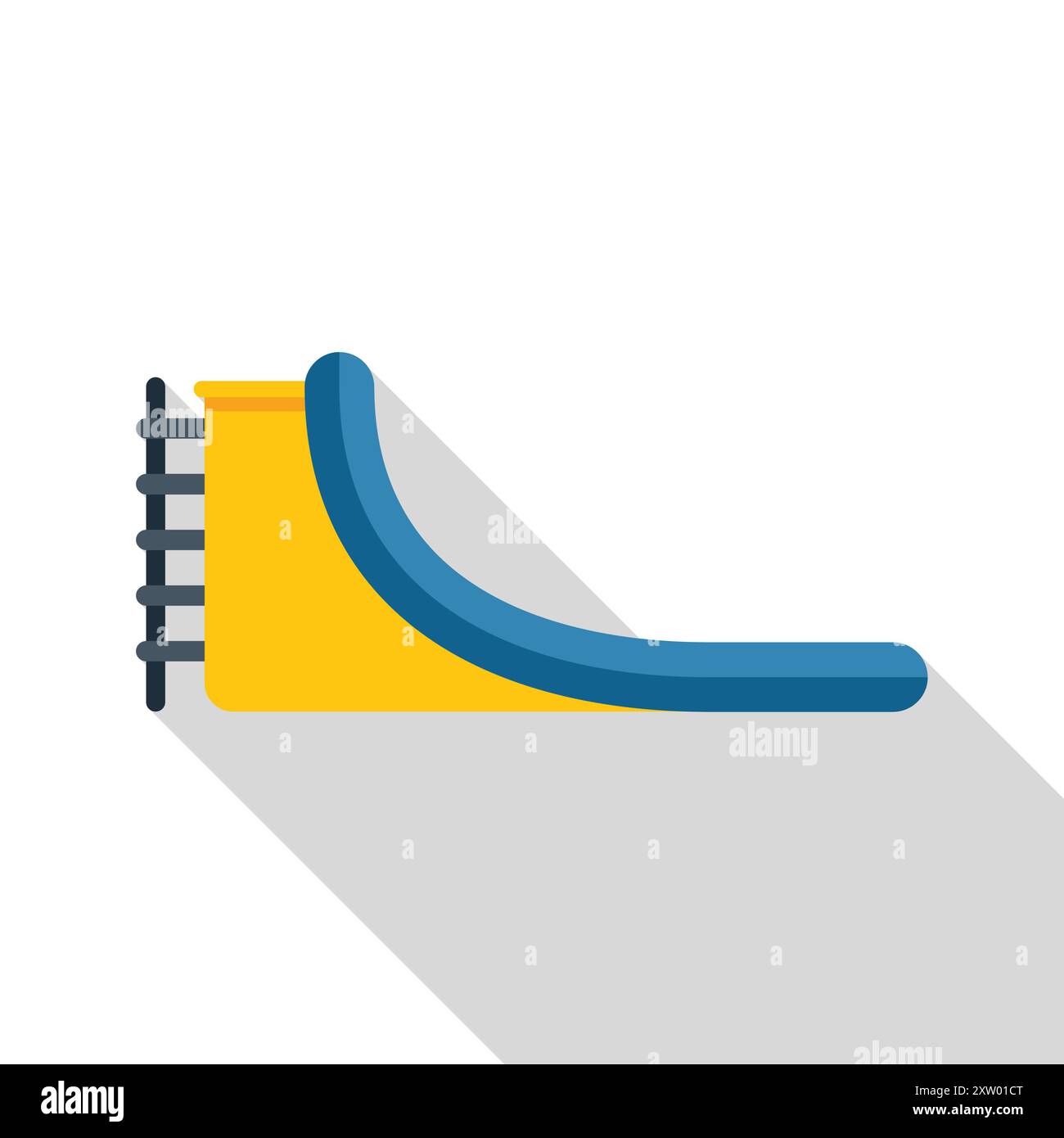 Park slide side view Stock Vector Images - Alamy