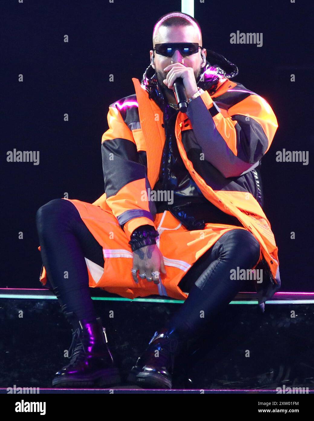 Maluma performs in concert at Madison Square Garden in New York Stock ...